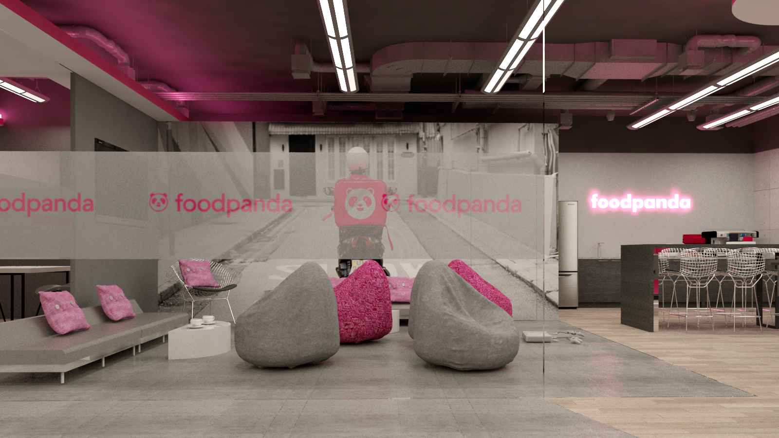 Food Panda Office Space Design (Penang) – SHAHNAZ Interiors